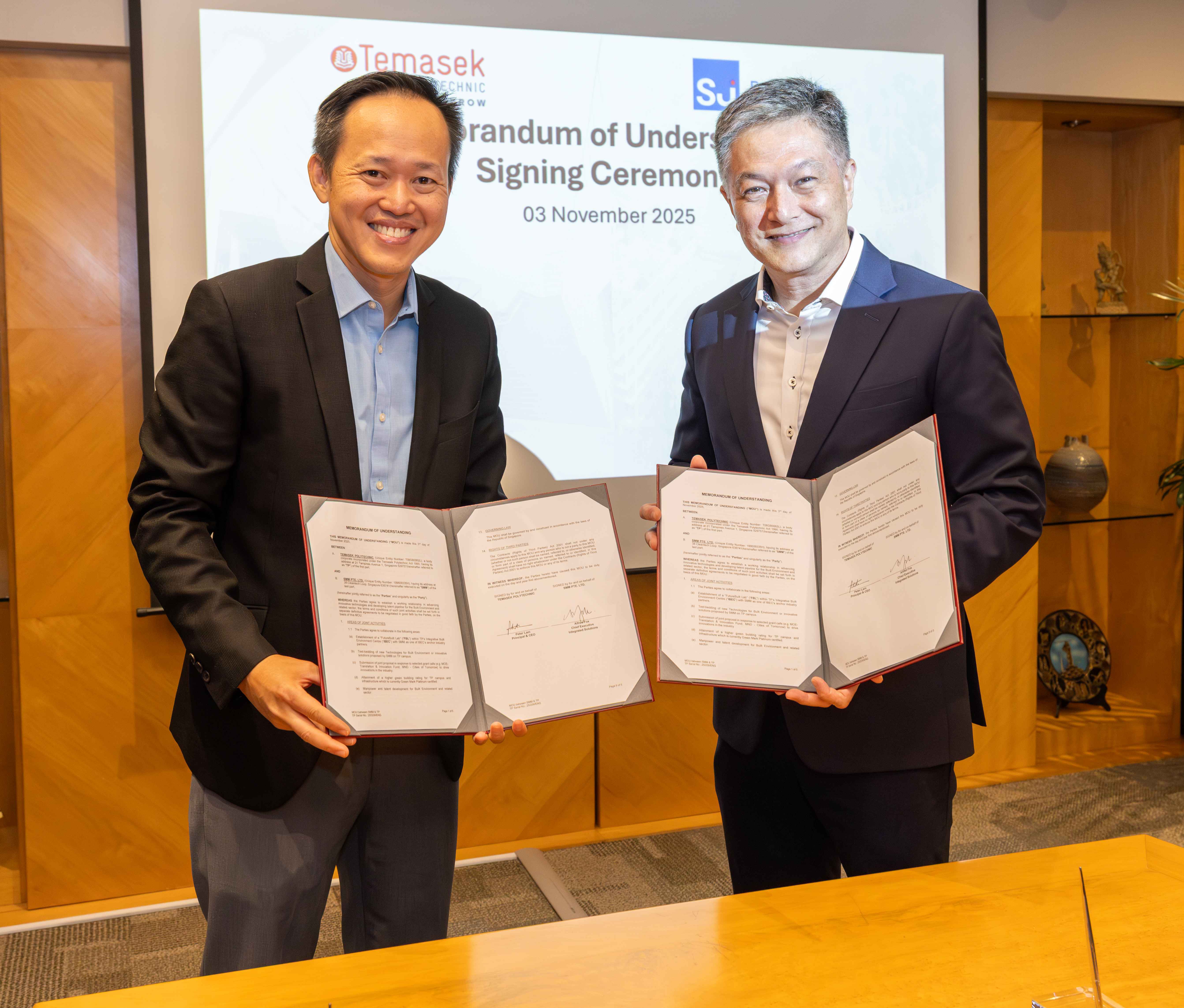 SJ, Temasek Poly Launch Futurebuilt Lab for Smart Campus...